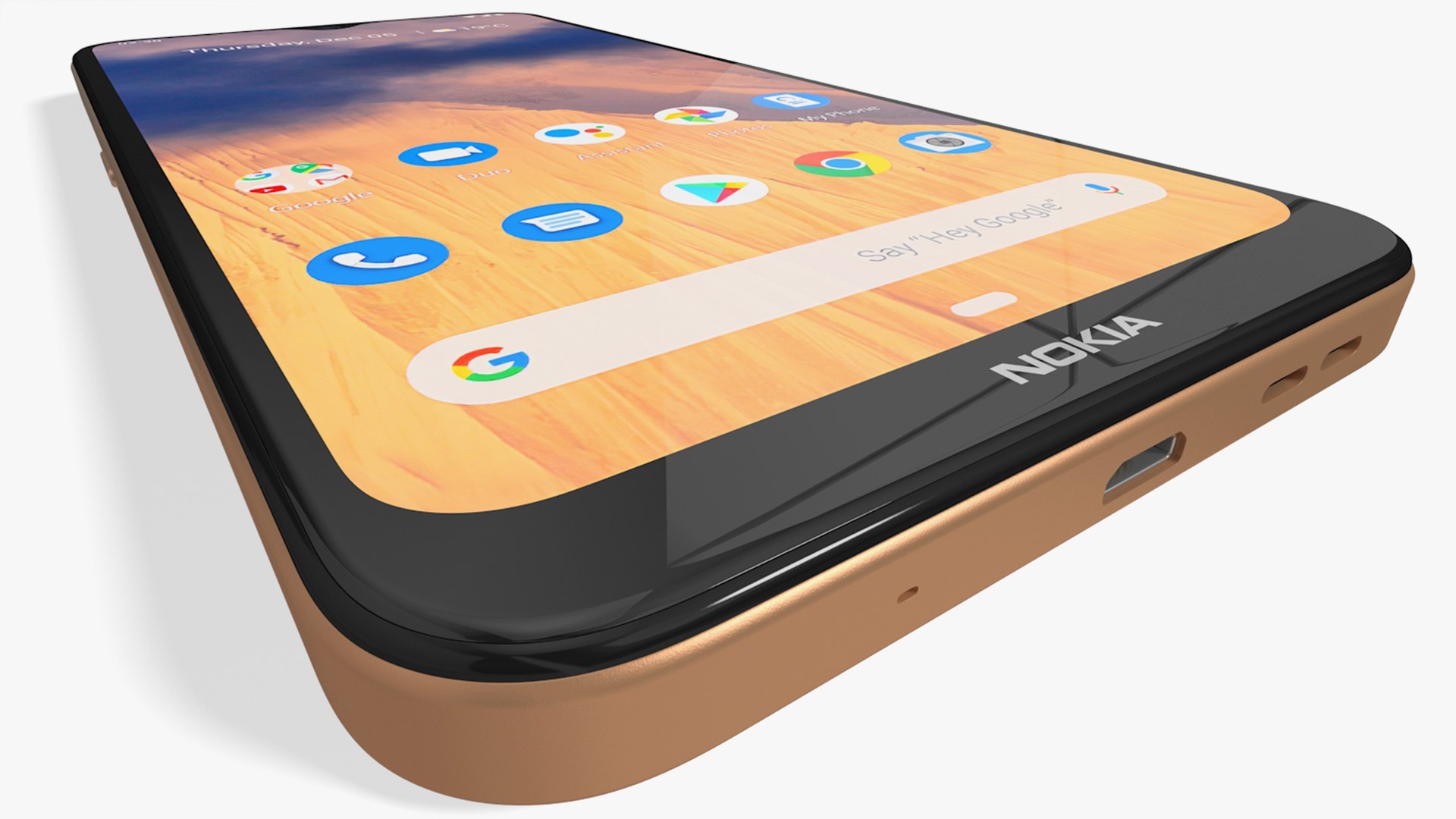 Realistic Nokia 2 3 3D Model - TurboSquid 1483819