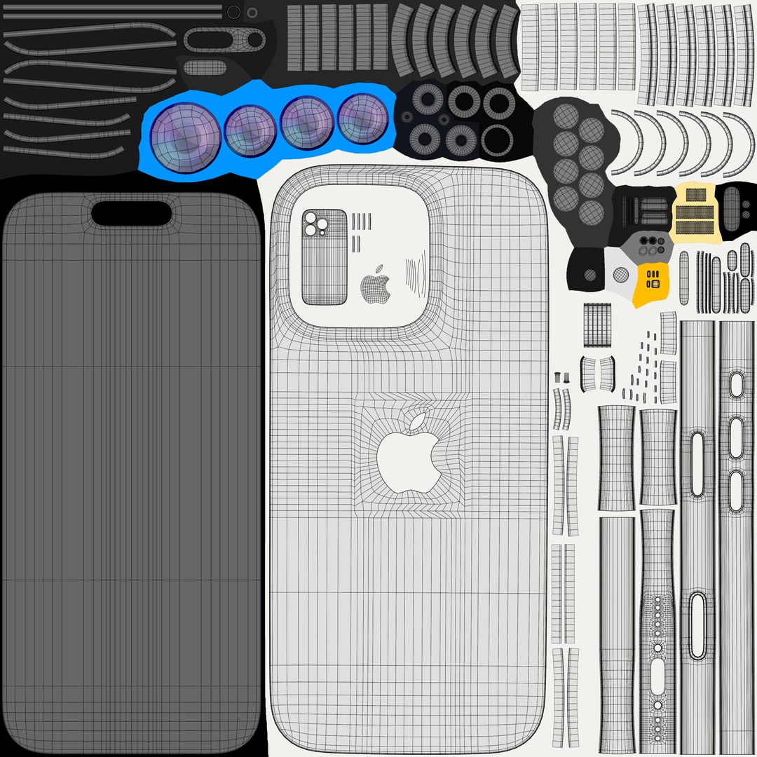 3D Apple IPhone 16 Pro White Titanium Model - TurboSquid 2283098