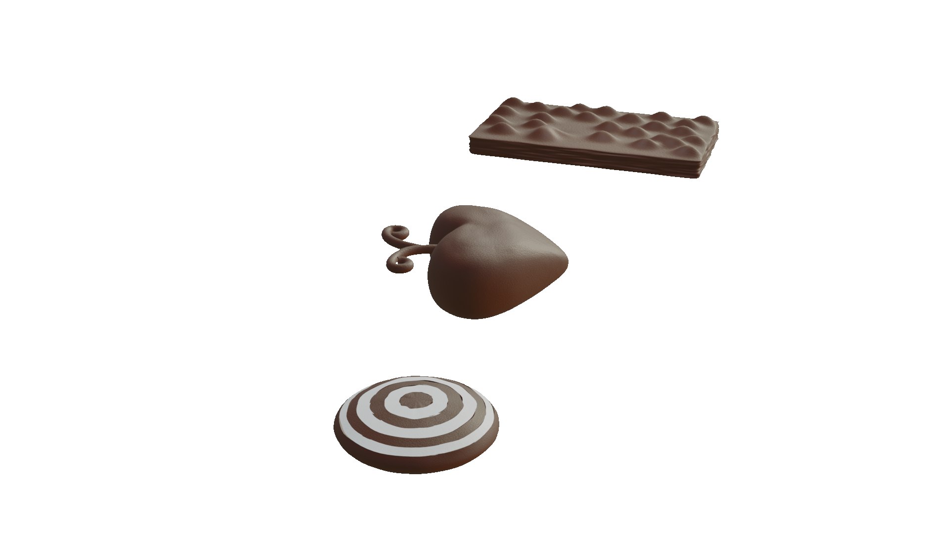 Chocolate sweets 3D model - TurboSquid 1918754