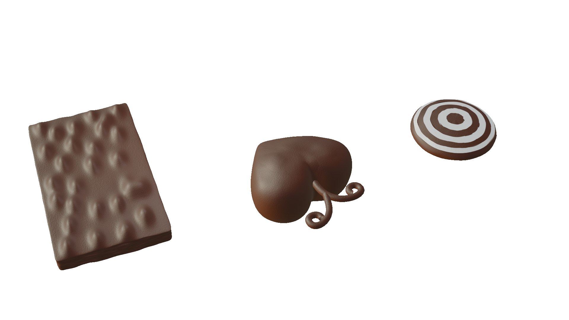 Chocolate sweets 3D model - TurboSquid 1918754