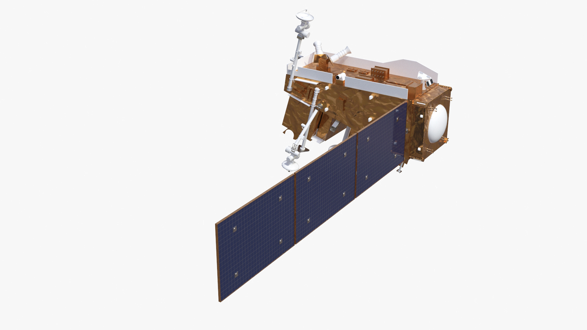 NPOESS Satellite 3D - TurboSquid 2317845