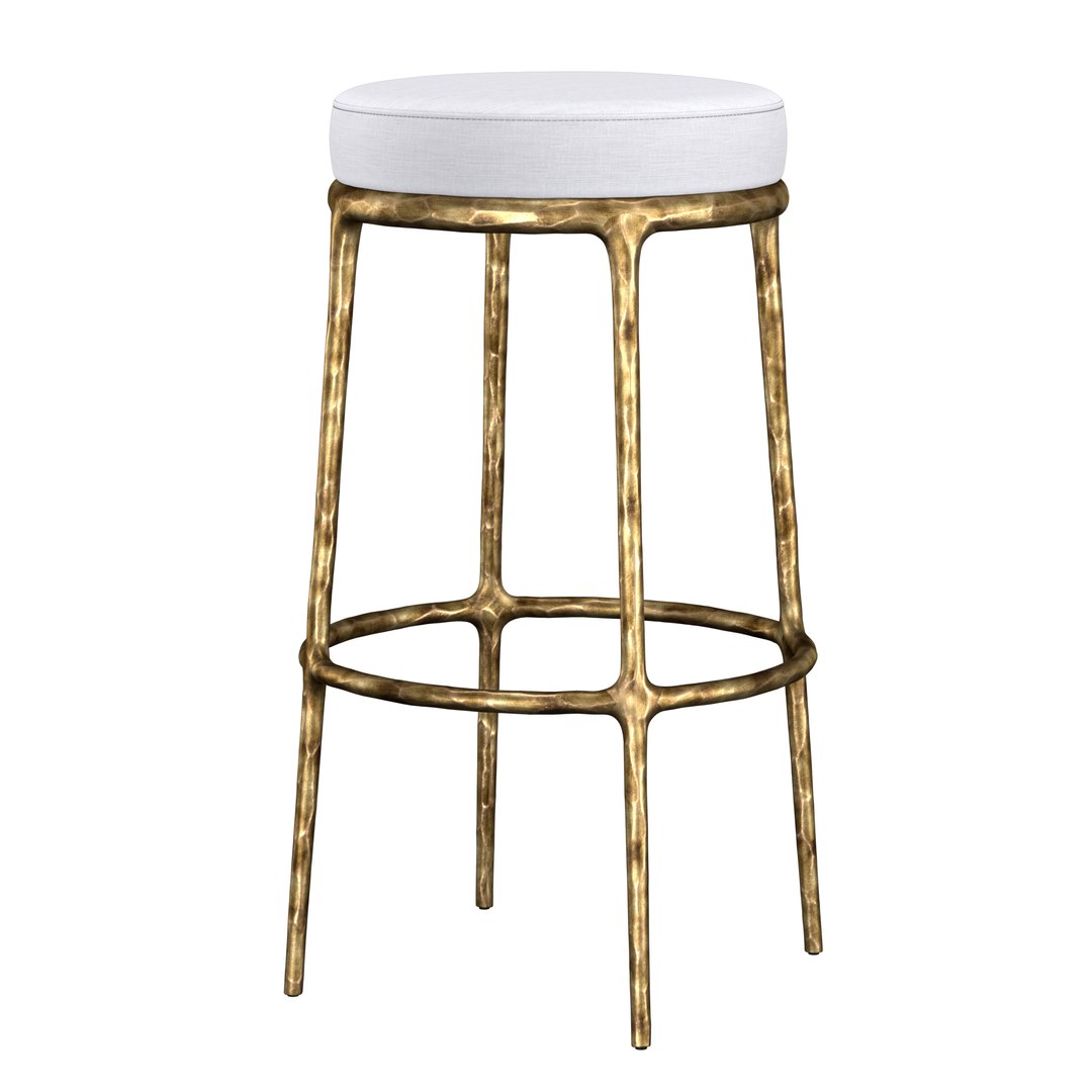 THADDEUS Bar STOOL 3D Model - TurboSquid 2187325