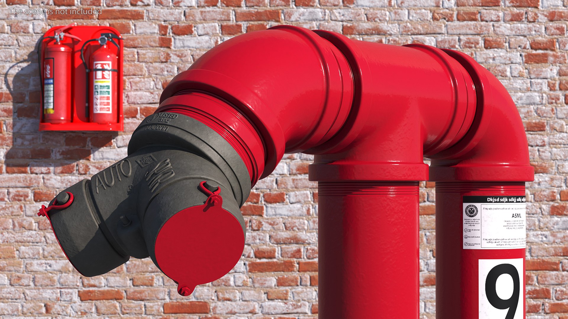 3D Double Pipe Fire Hydrant New Model - TurboSquid 2135047