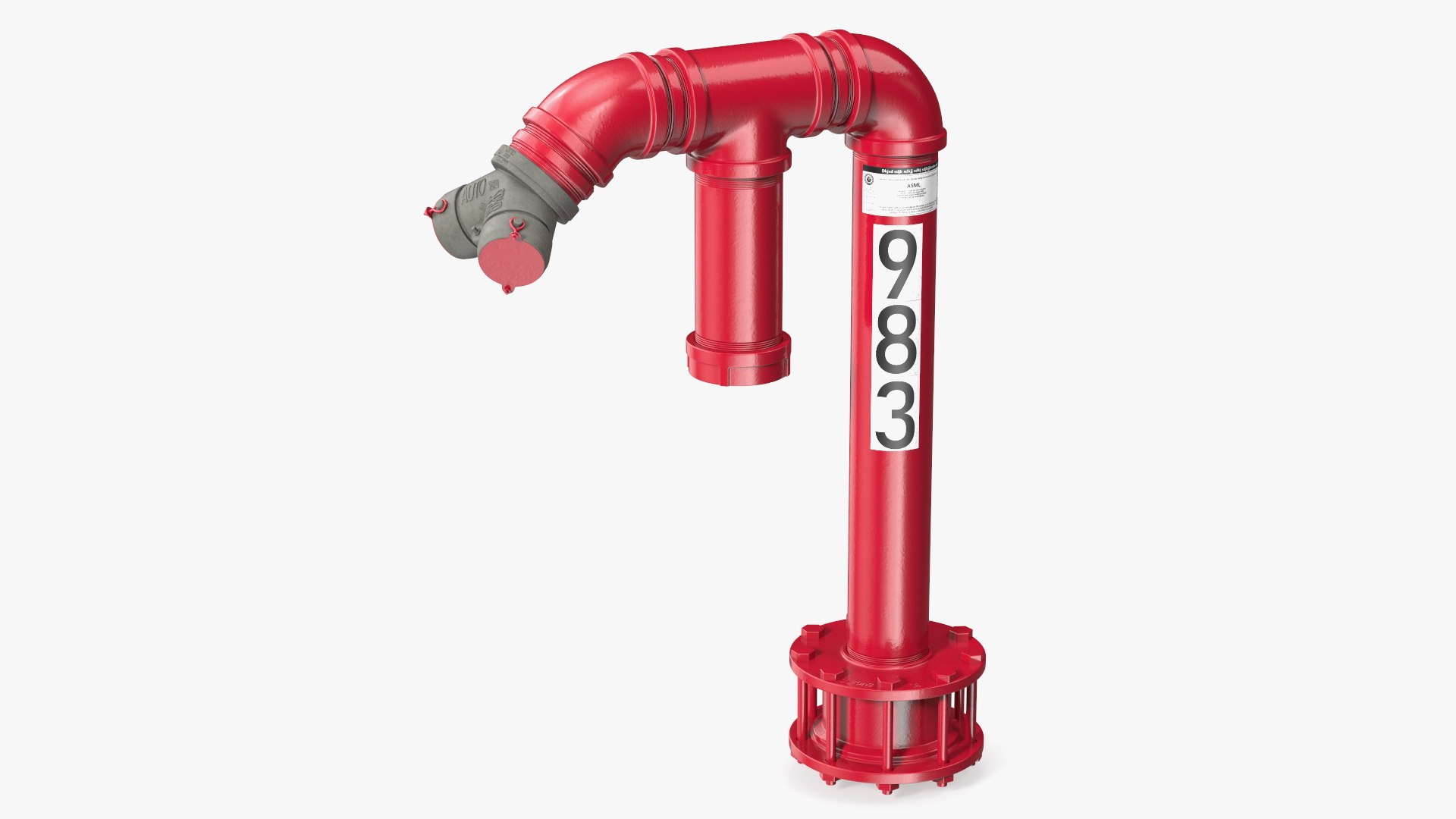 3D Double Pipe Fire Hydrant New model - TurboSquid 2135047