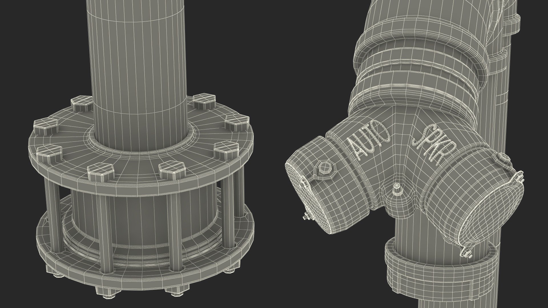 3D Double Pipe Fire Hydrant New Model - TurboSquid 2135047