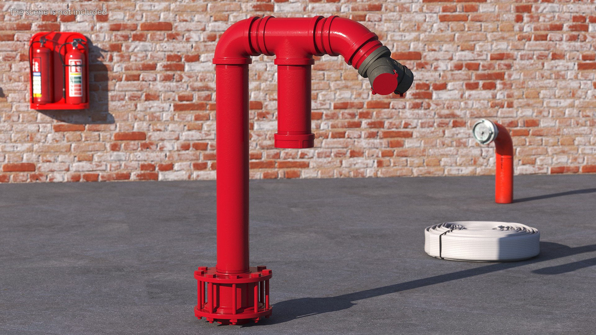 3D Double Pipe Fire Hydrant New Model - TurboSquid 2135047