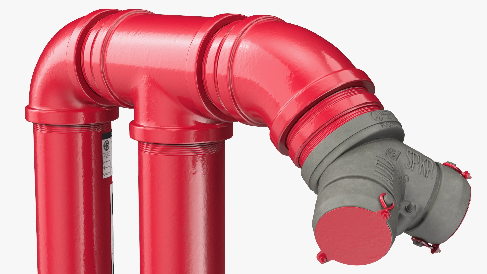 3D Double Pipe Fire Hydrant New Model - TurboSquid 2135047