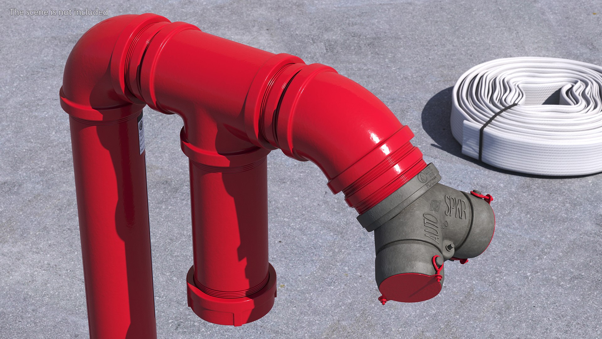 3D Double Pipe Fire Hydrant New Model - TurboSquid 2135047
