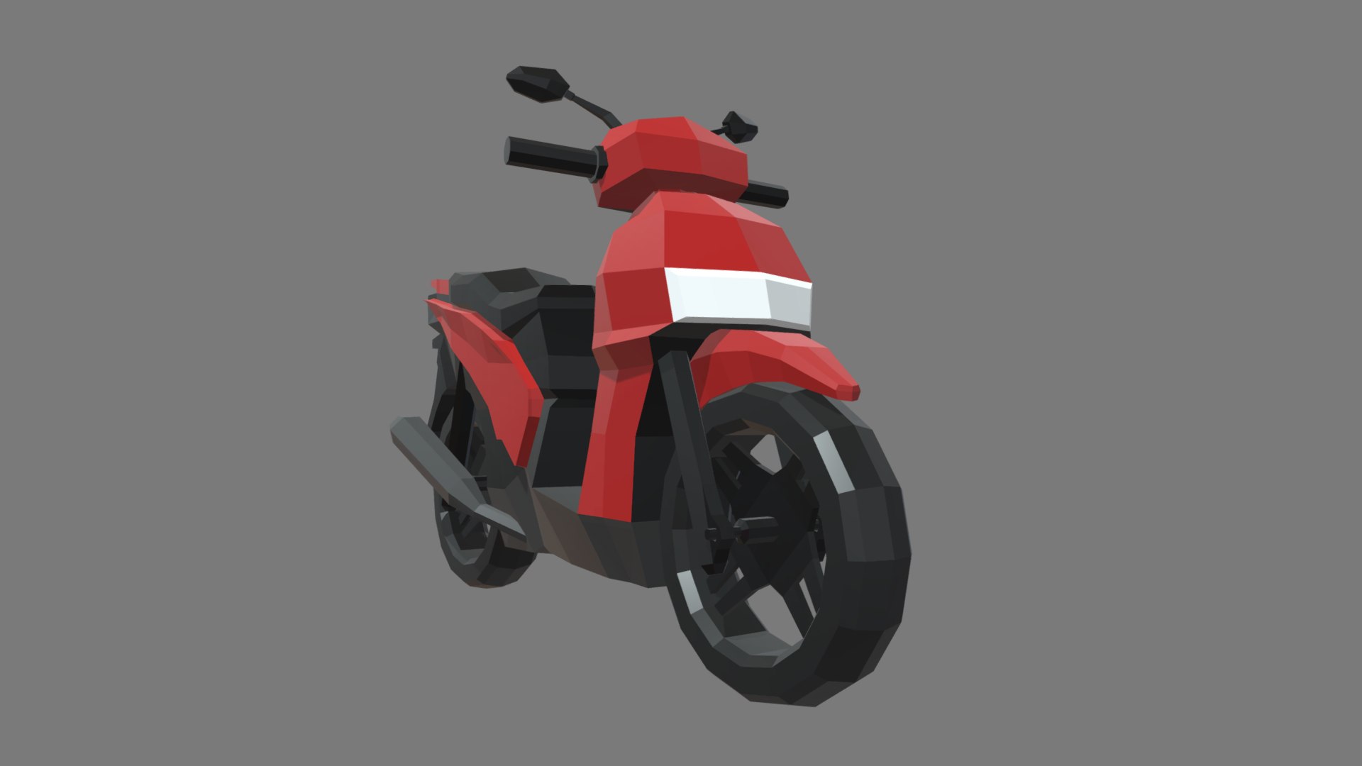 3D Model Low Poly Motorbike 04 - TurboSquid 2230307