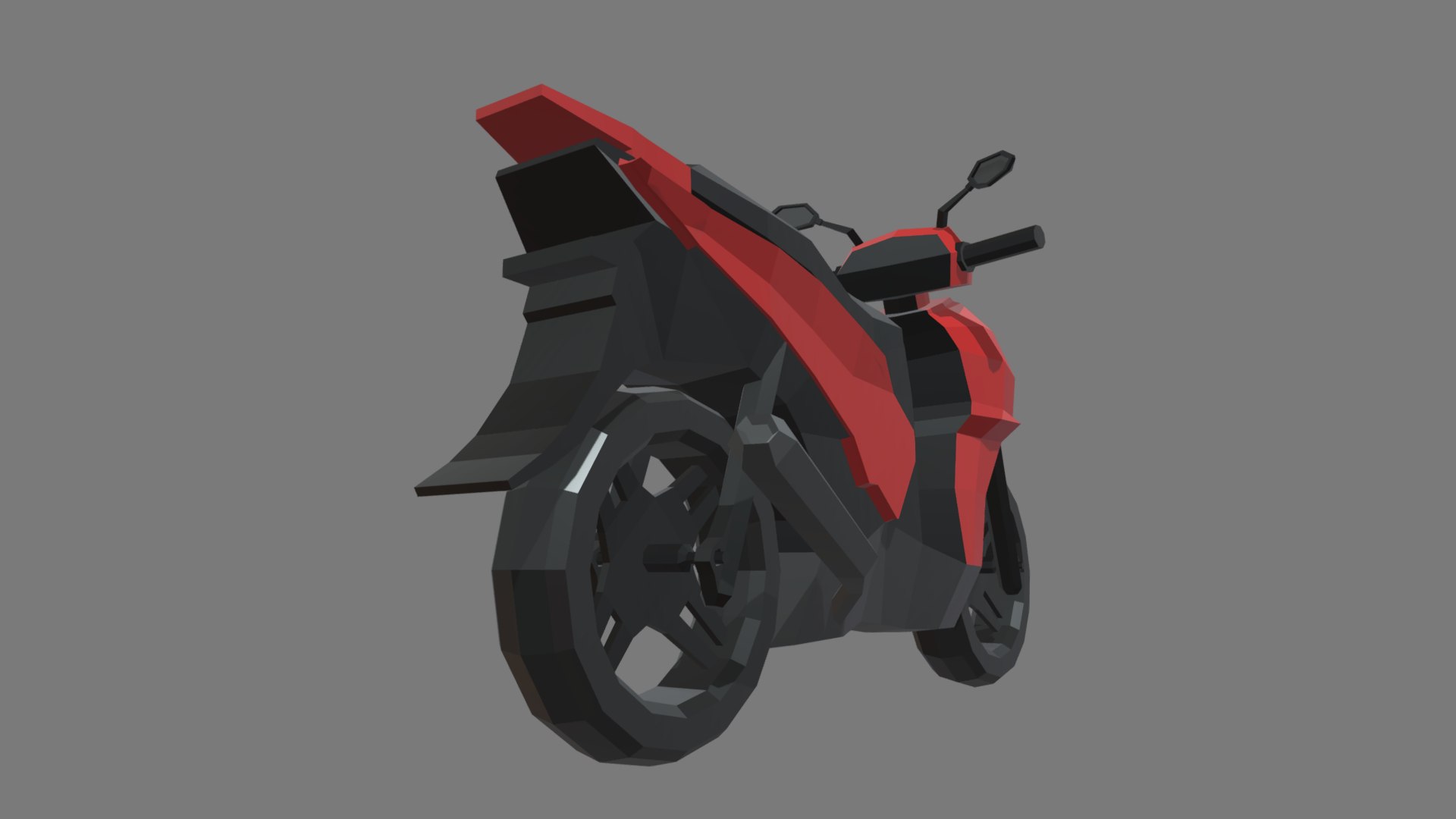 3D Model Low Poly Motorbike 04 - TurboSquid 2230307