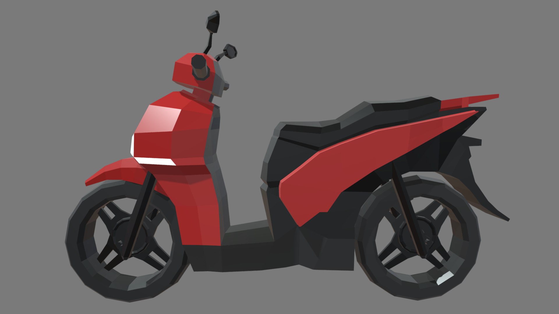 3D Model Low Poly Motorbike 04 - TurboSquid 2230307