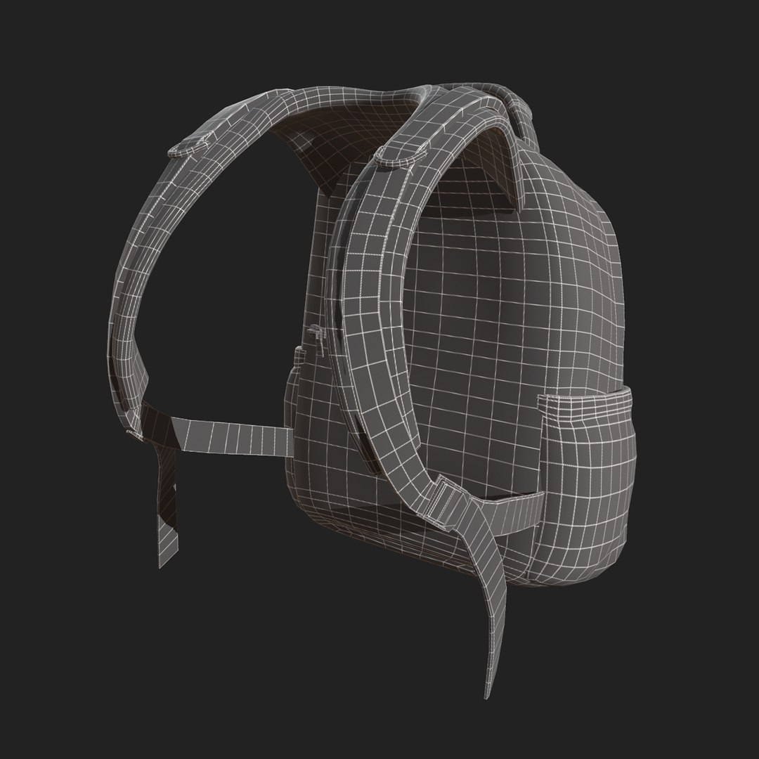 3D Bag Backpack Character - TurboSquid 1484017