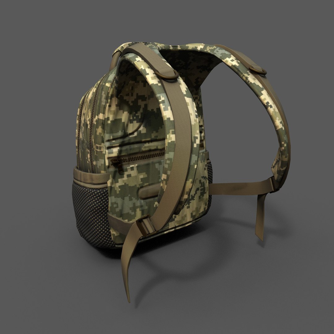 3D Bag Backpack Character - TurboSquid 1484017