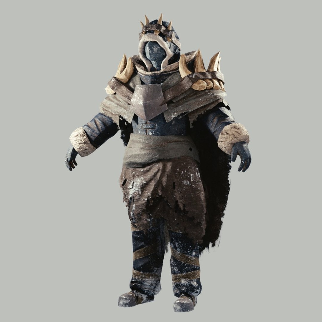 Fantasy Armorset Arctic Armor 3D Model - TurboSquid 1274740