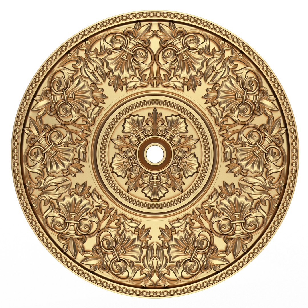 Collection of Ceiling Rosettes 02 3D - TurboSquid 2174739
