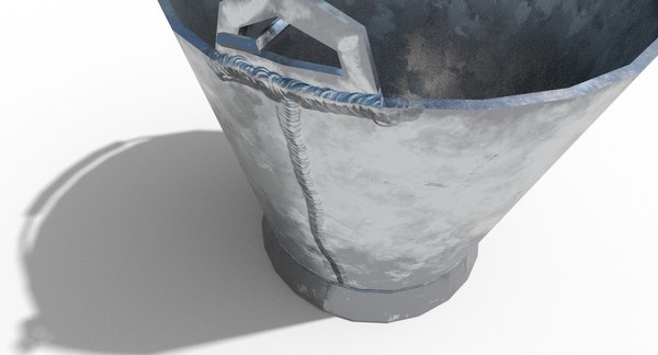 Welded bucket model - TurboSquid 1393771
