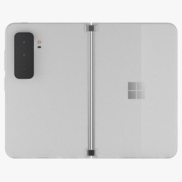 3D модель Поверхность Microsoft Duo 2 Белый - TurboSquid 2144169