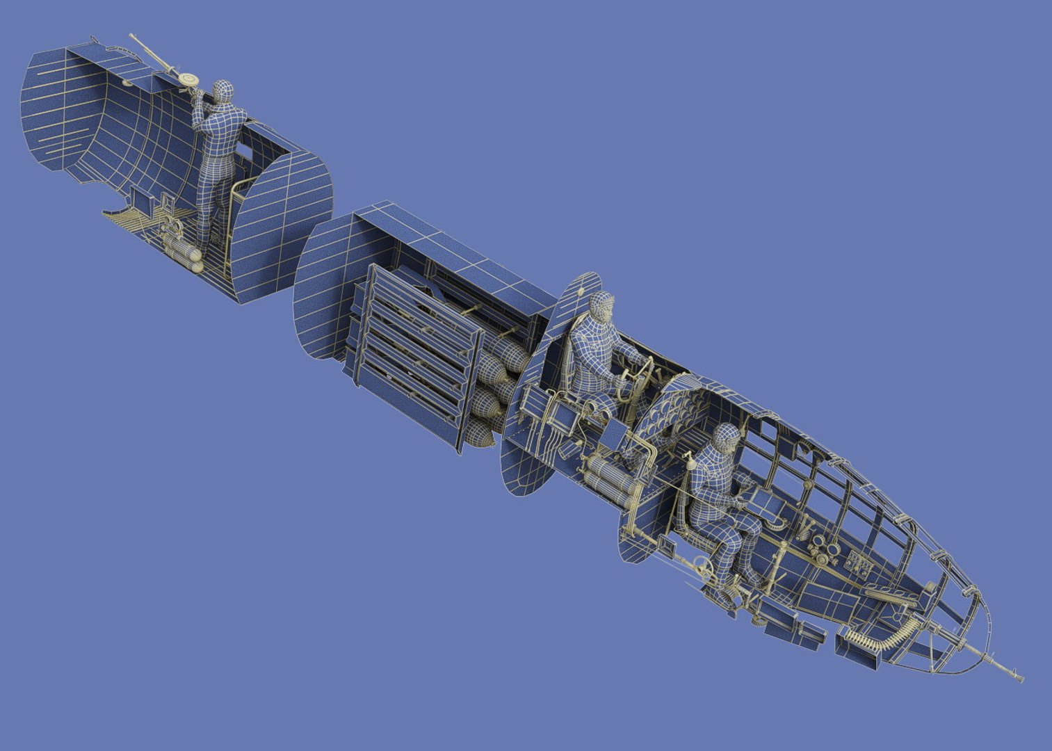 3D Ilyushin IL-4 model - TurboSquid 2126648