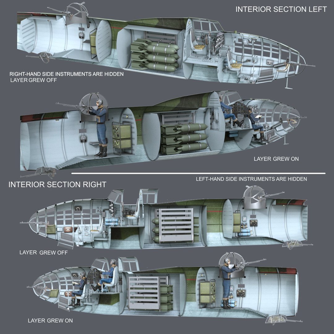3D Ilyushin IL-4 Model - TurboSquid 2126648
