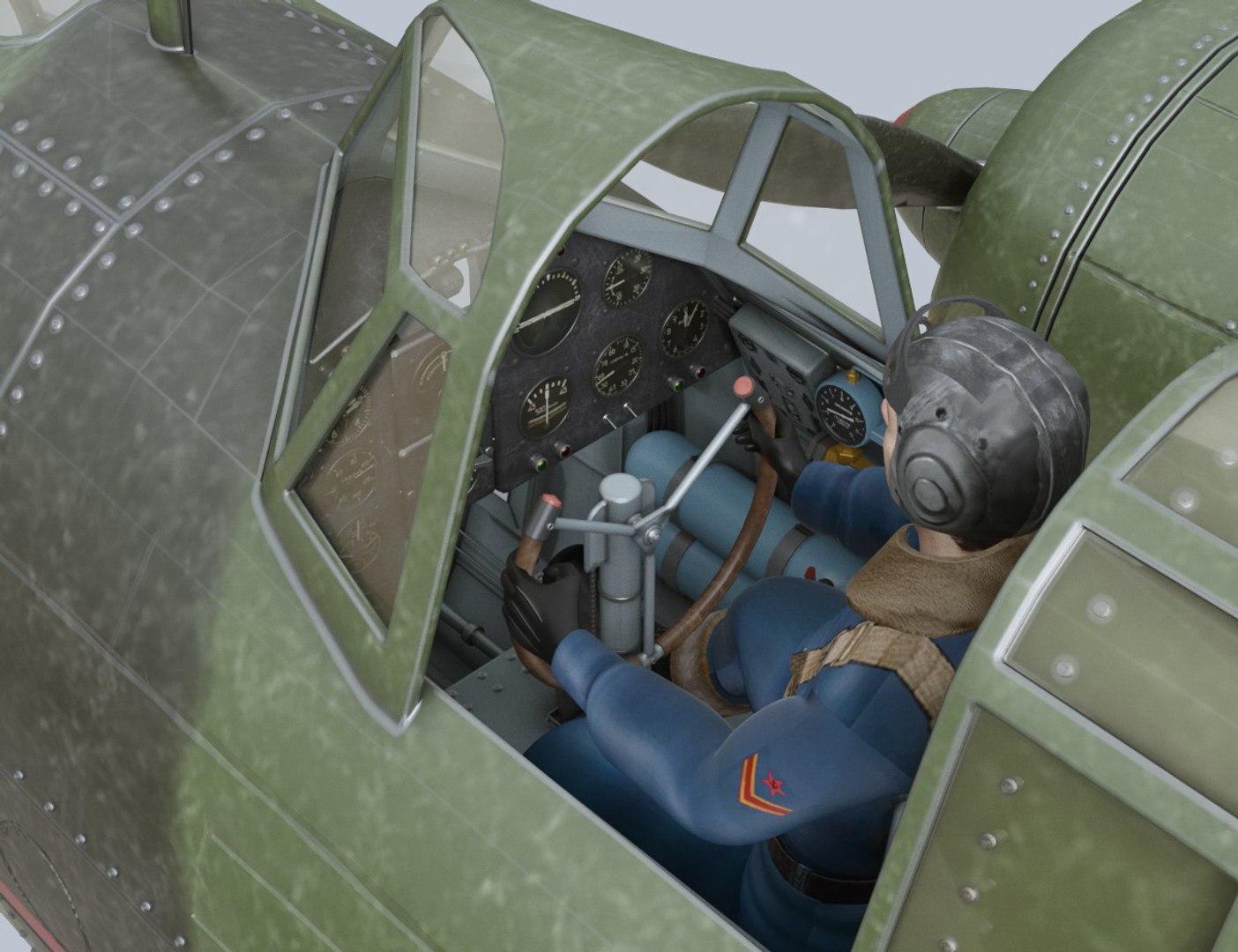 3D Ilyushin IL-4 Model - TurboSquid 2126648