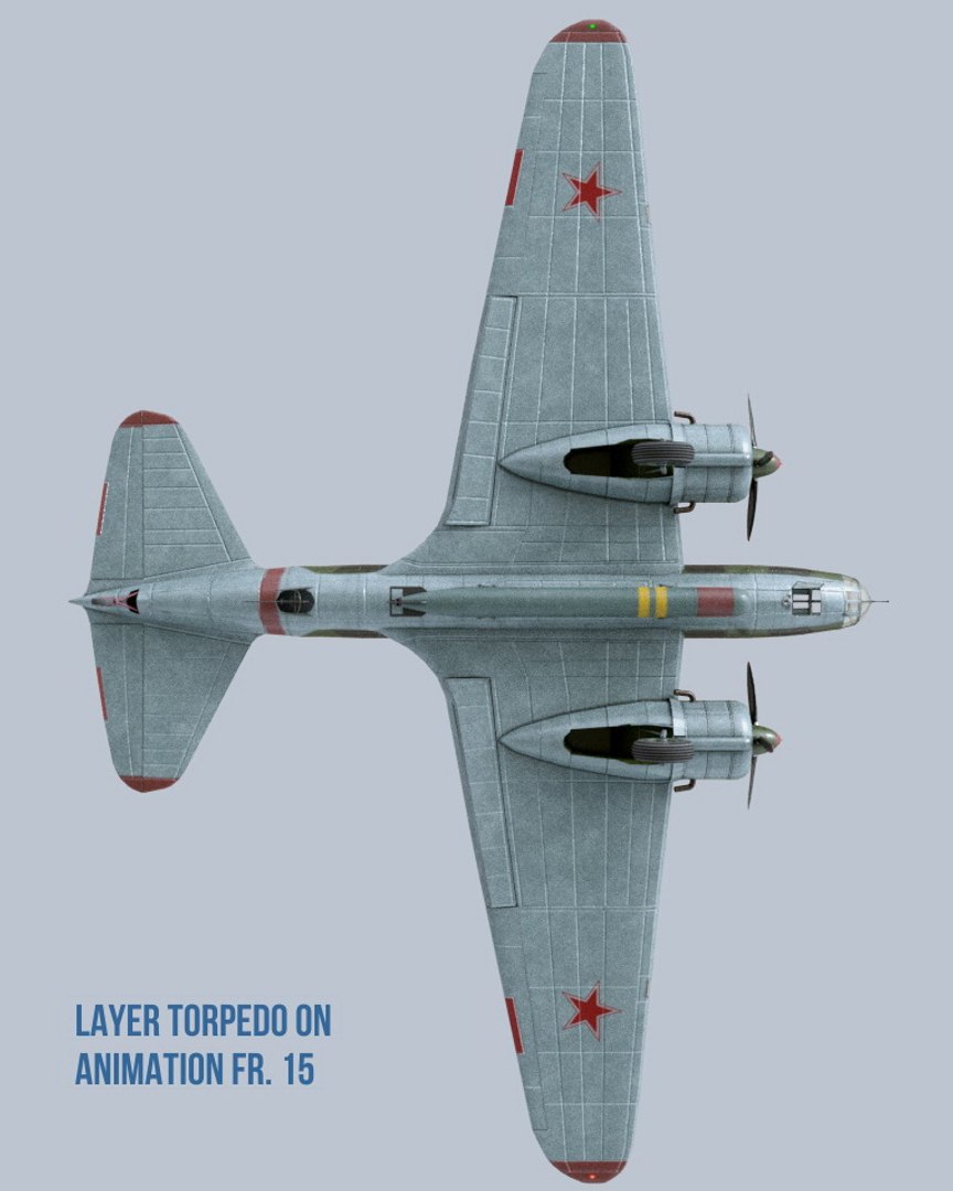 3D Ilyushin IL-4 Model - TurboSquid 2126648