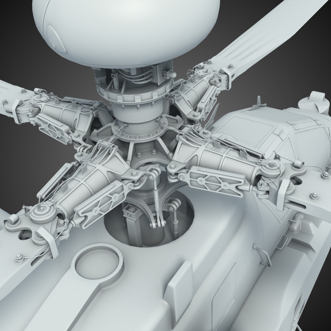 3d Apache Helicopter Model