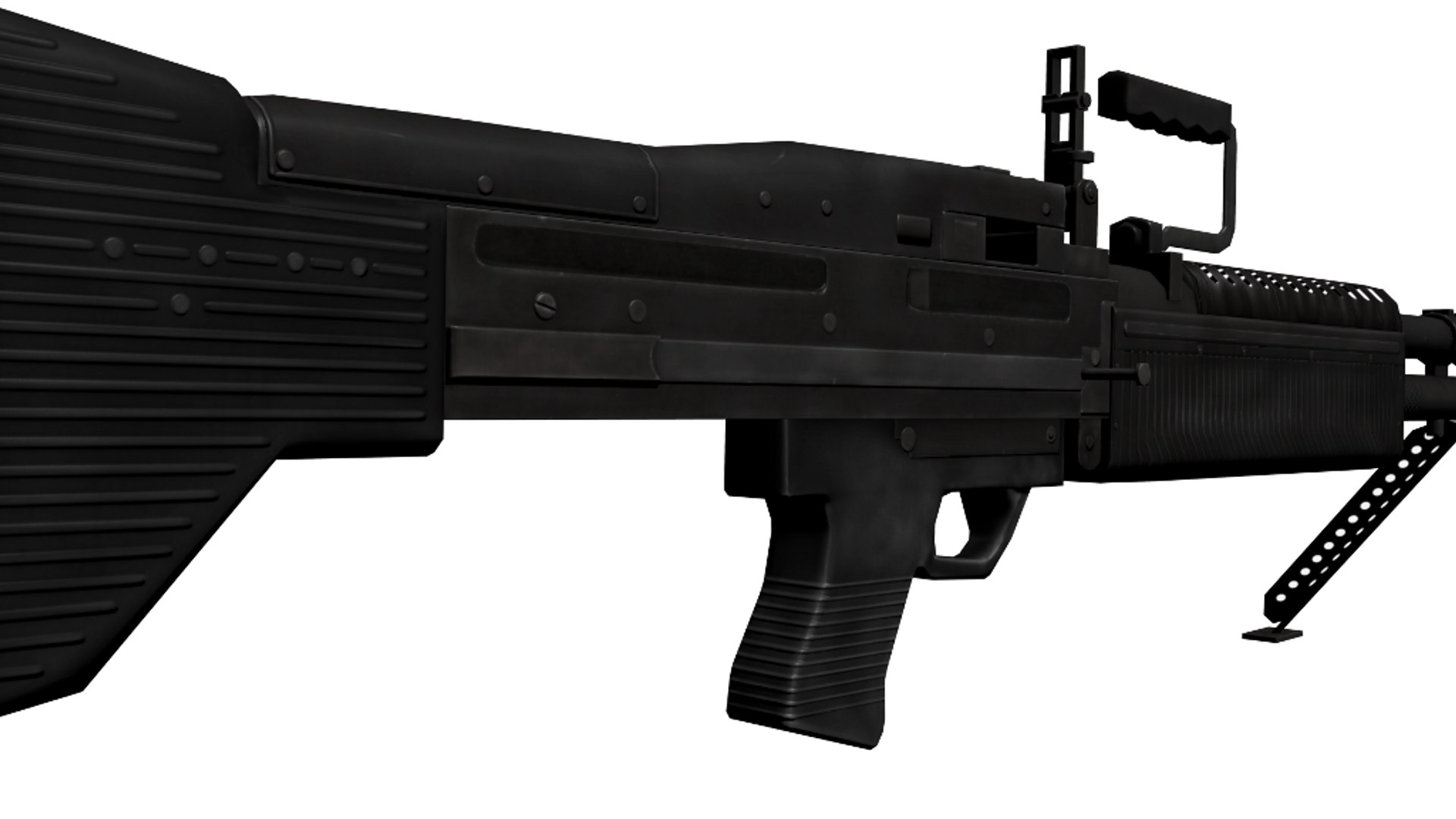 Machine Gun Fbx