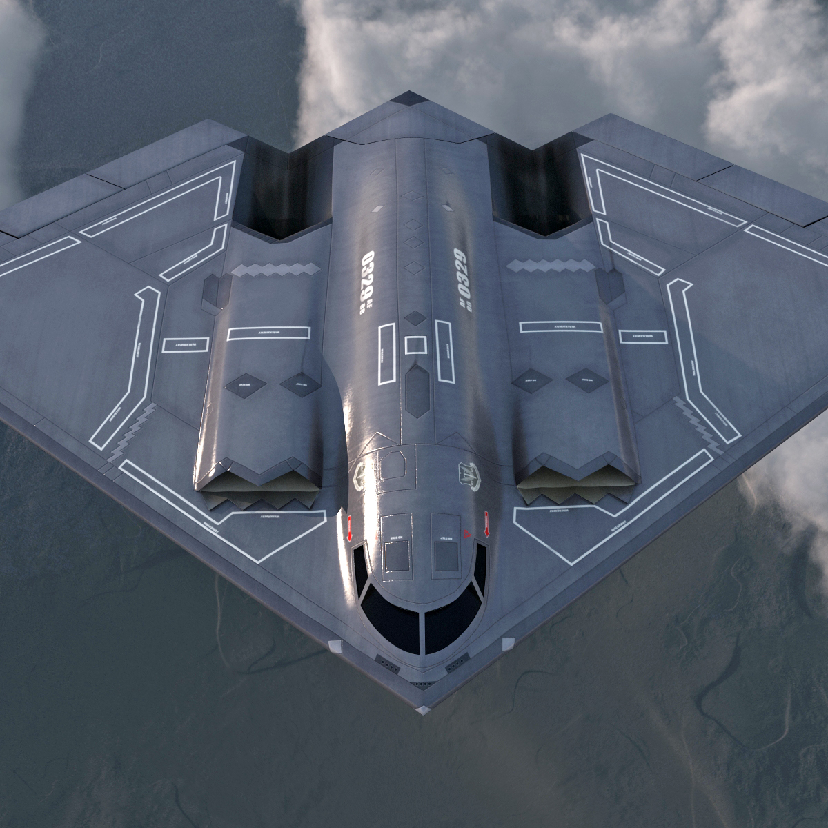 northrop grumman b-2 spirit 3ds