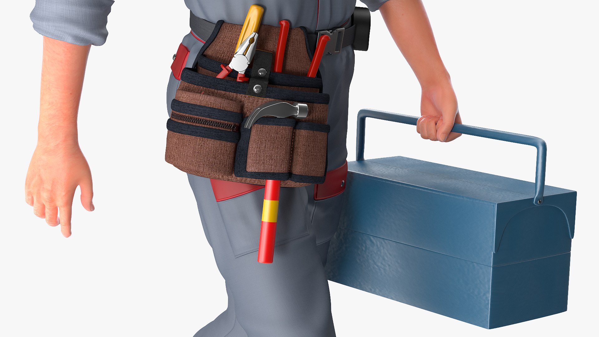 3D Locksmith Walking Pose - TurboSquid 1609728