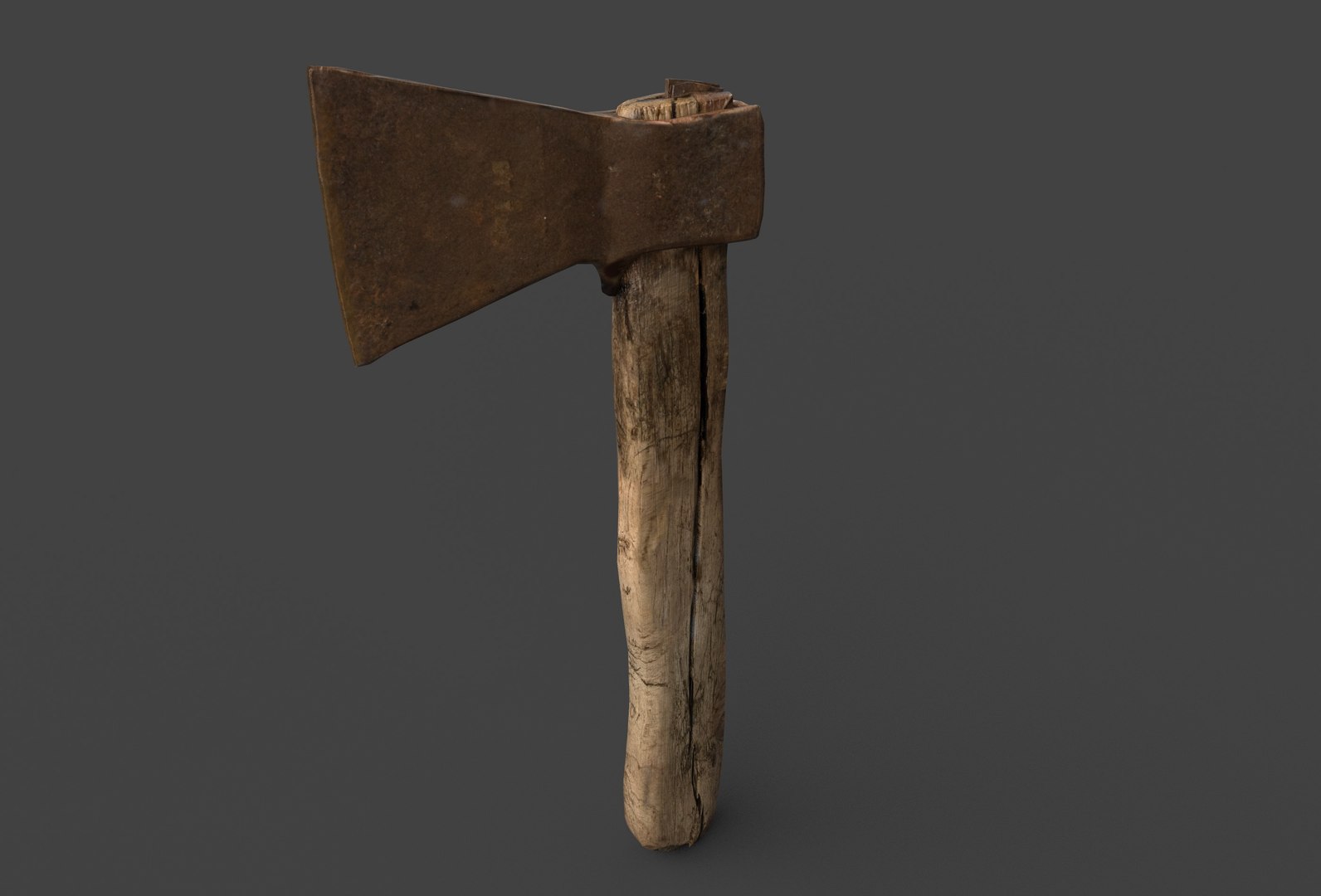 3D Model Old Rusty Axe - TurboSquid 1459424
