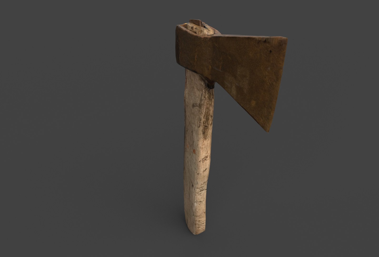 3D Model Old Rusty Axe - TurboSquid 1459424
