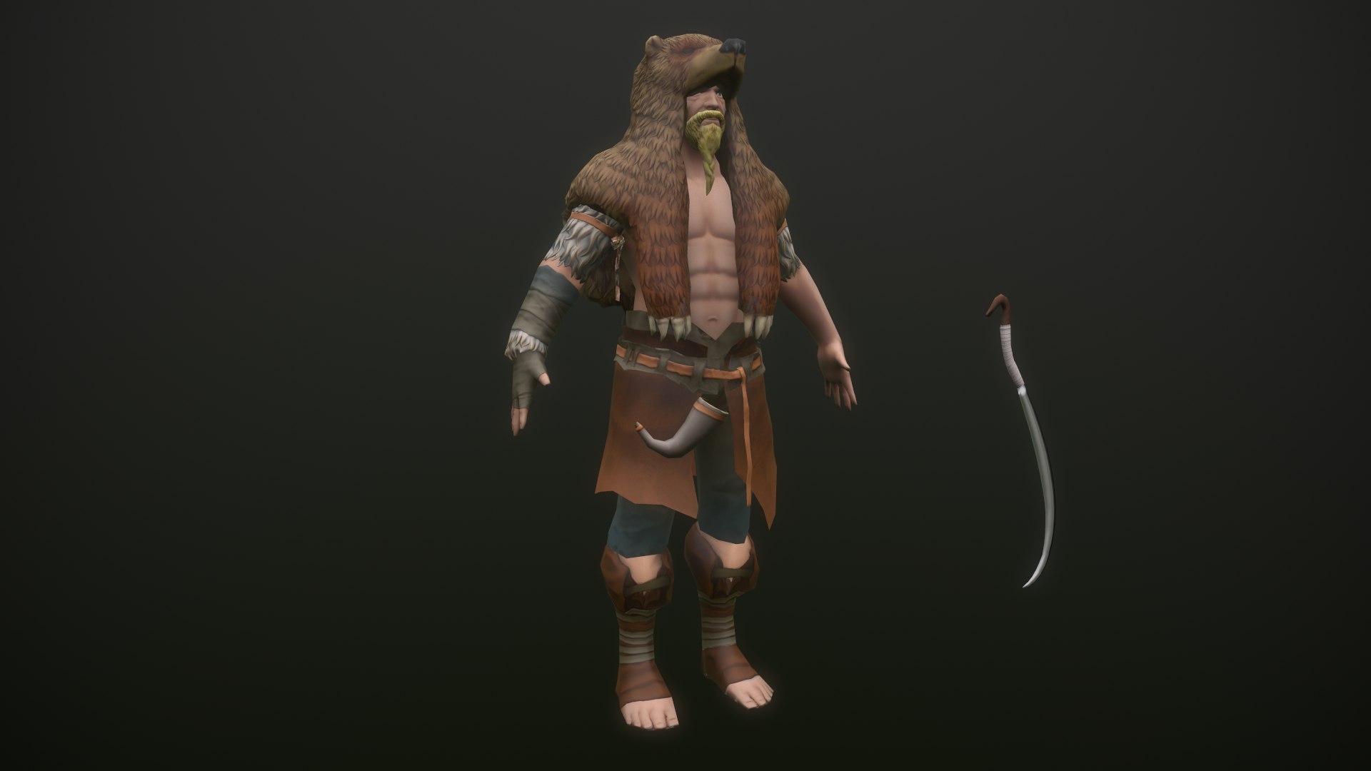 Male Game Character 2.1 - Low Poly 3D Model - TurboSquid 2106268