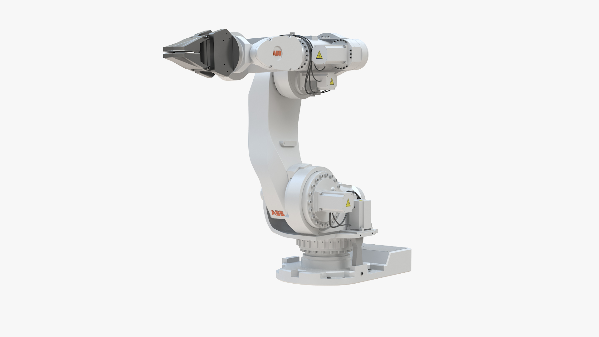 ABB 7600 Industrial Robot With Gripper White 3D - TurboSquid 2385096