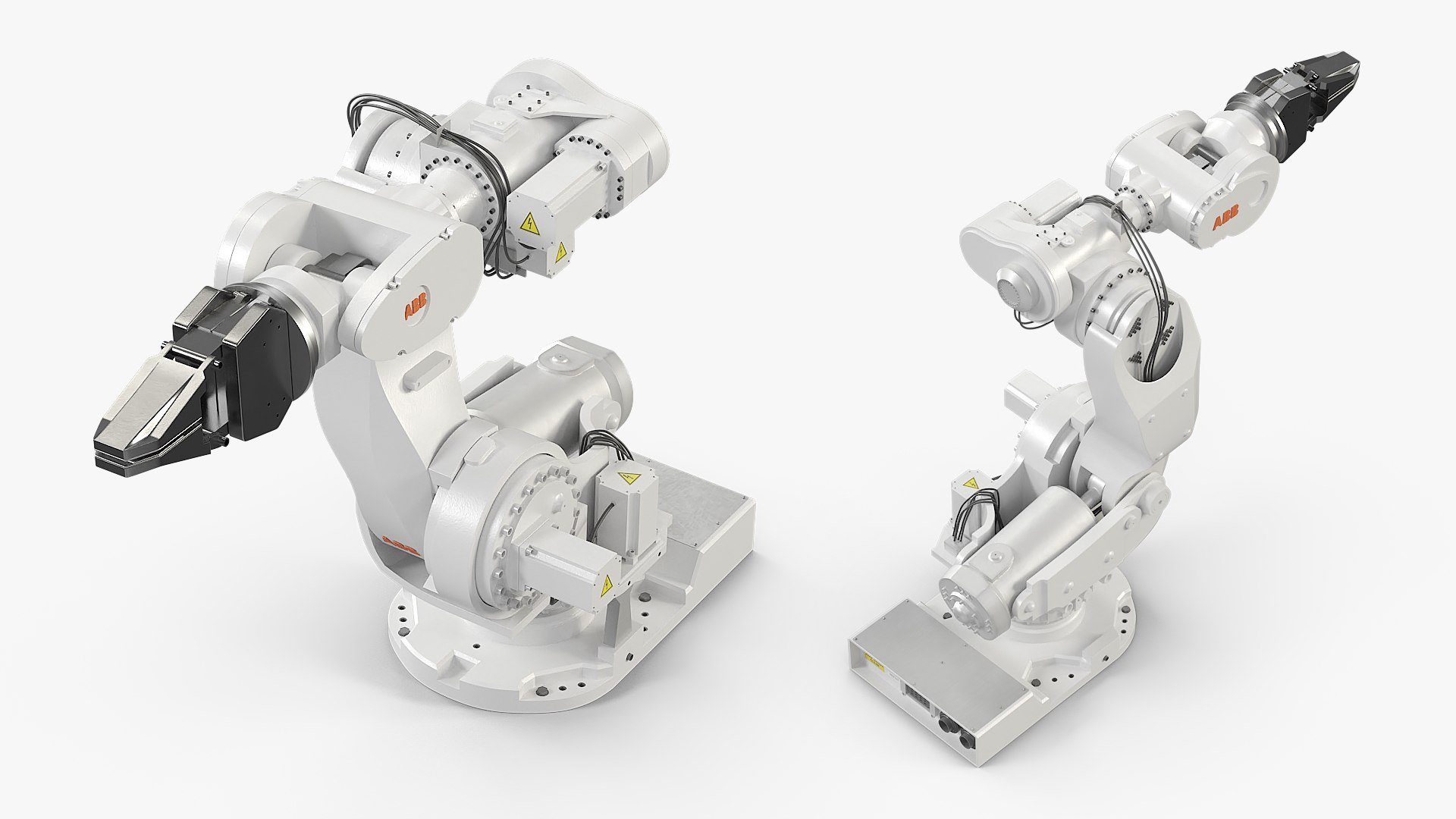ABB 7600 Industrial Robot With Gripper White 3D - TurboSquid 2385096