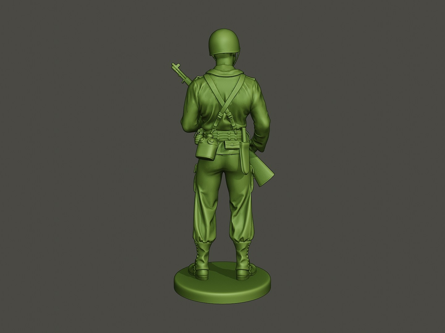 3D American Soldier Ww2 Standguard - TurboSquid 1401647