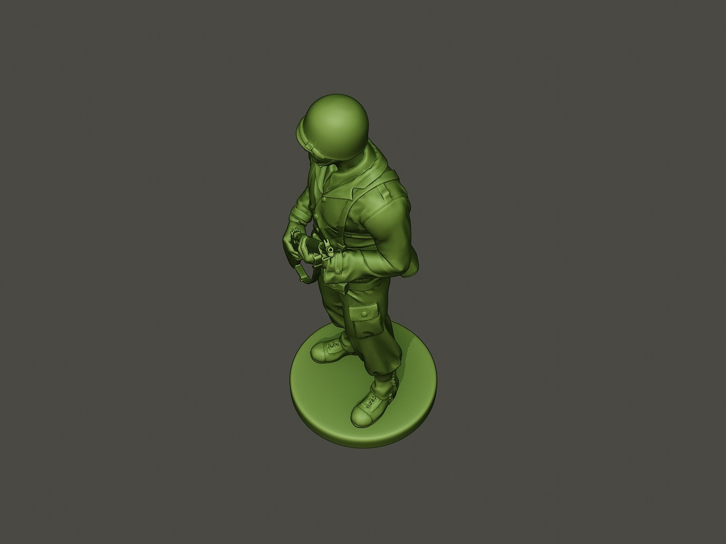 3D American Soldier Ww2 Standguard - TurboSquid 1401647