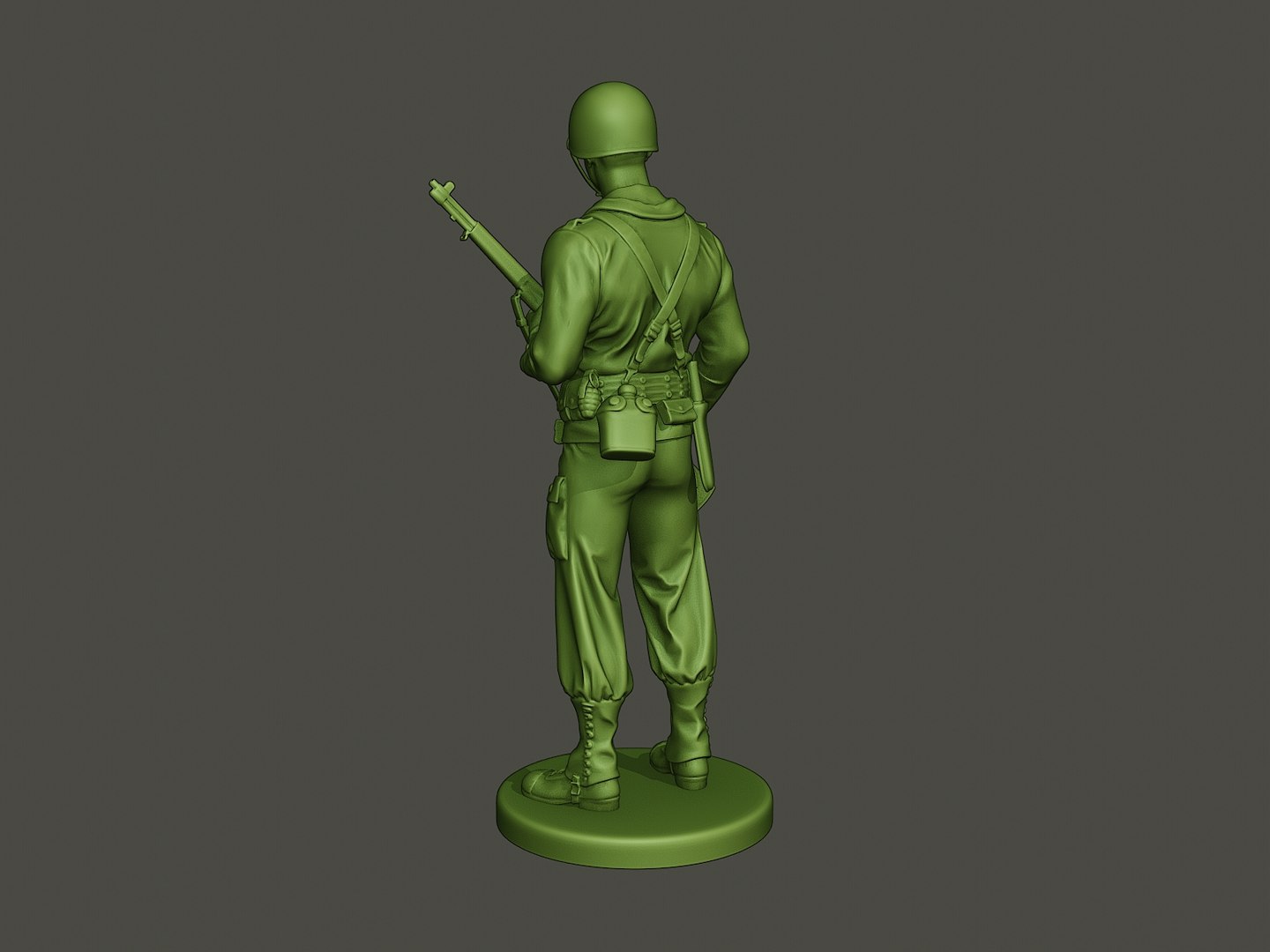 3D American Soldier Ww2 Standguard - TurboSquid 1401647