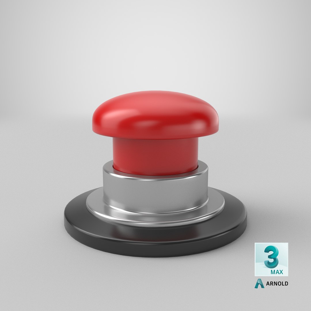 3D Push Button - TurboSquid 2130630
