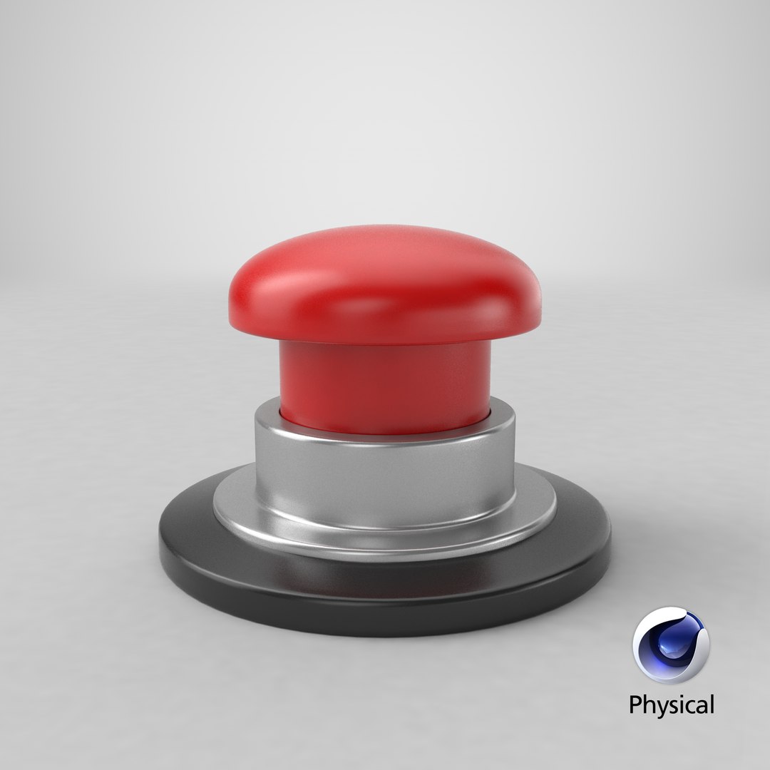 3D Push Button - TurboSquid 2130630