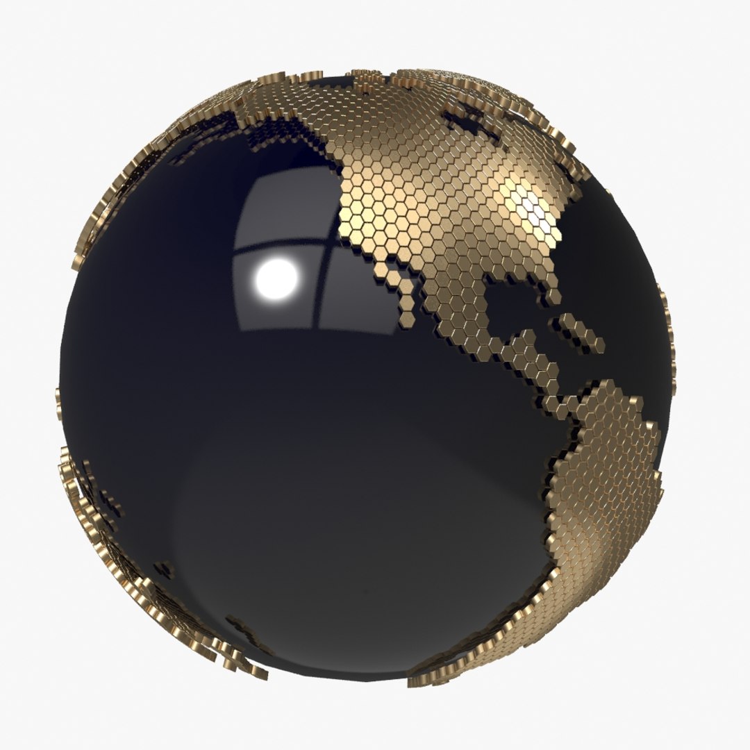 earth honeycomb 3d 3ds