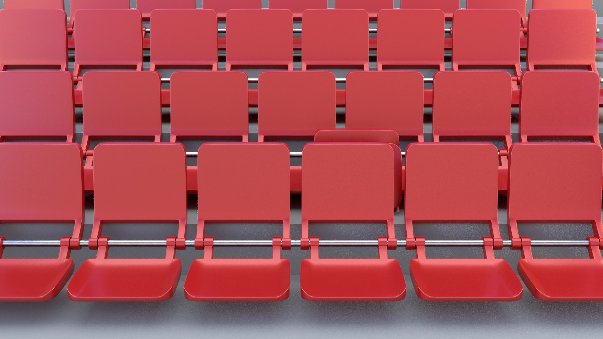 3D Model Set Stadium Seats - TurboSquid 1321921