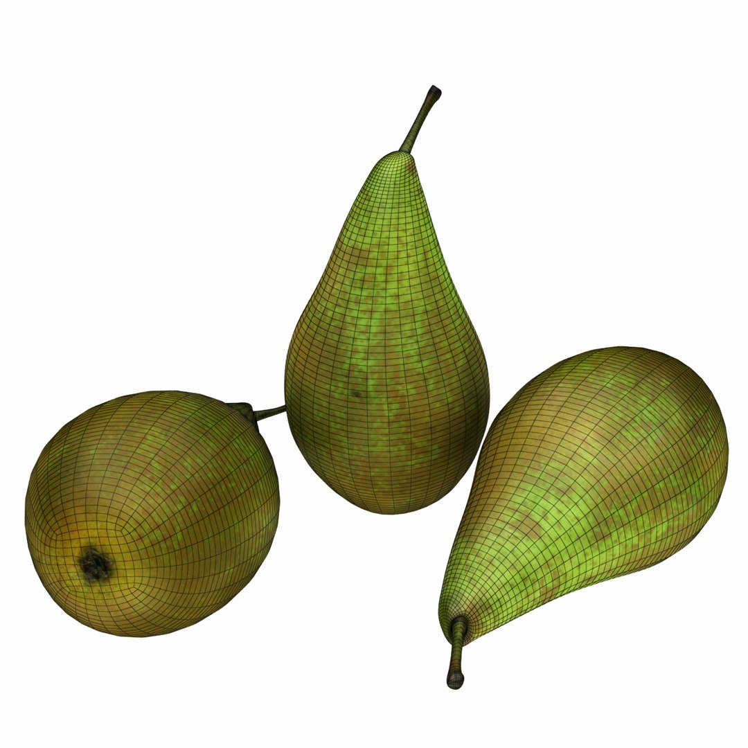 3d Realistic Pear