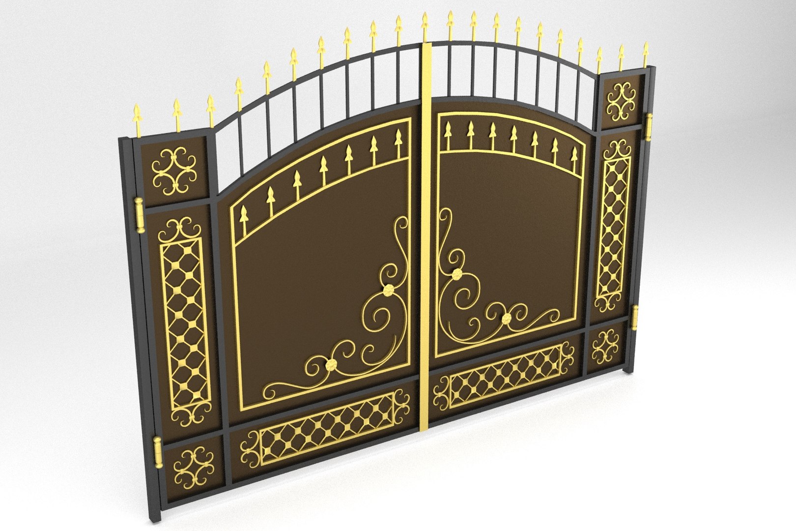 Iron Gate 3D Model - TurboSquid 1326449