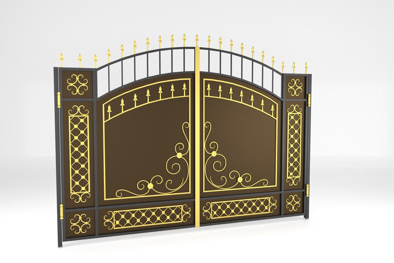 Iron Gate 3D Model - TurboSquid 1326449