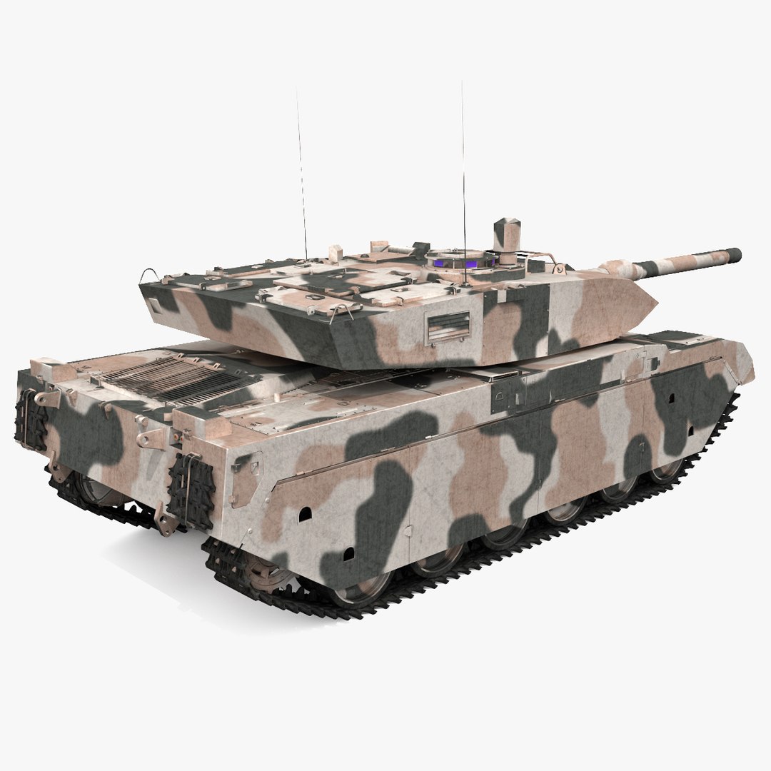 3ds Max Olifant Mk1b Battle Tank