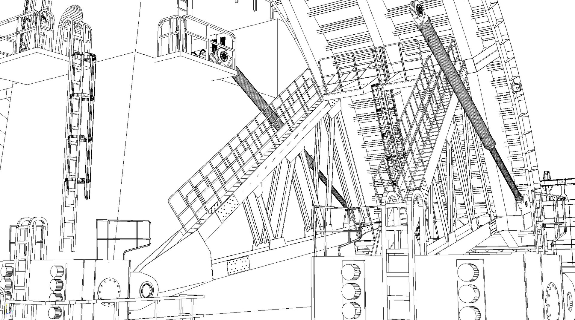 Dam sluice gate 3D model - TurboSquid 1649429