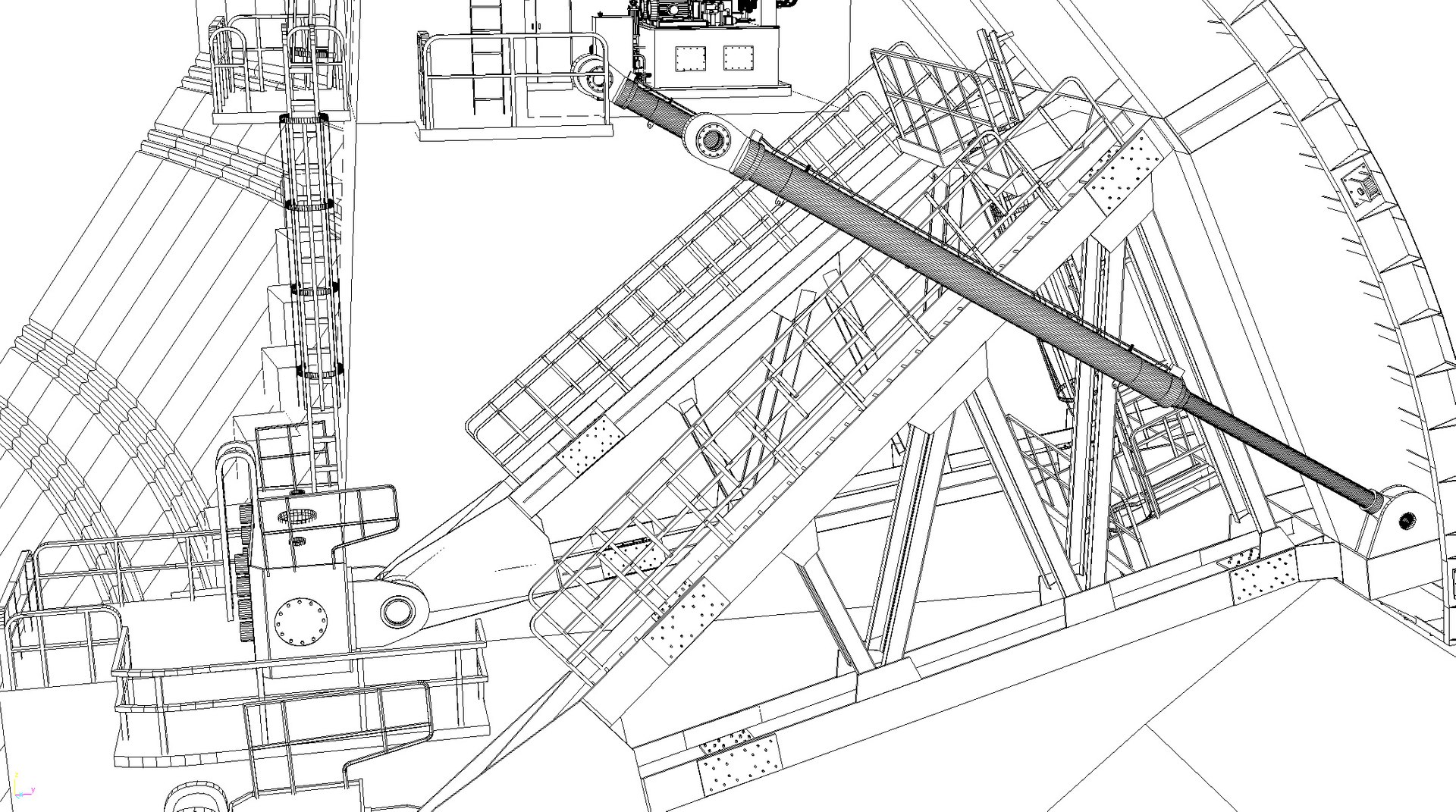 Dam sluice gate 3D model - TurboSquid 1649429