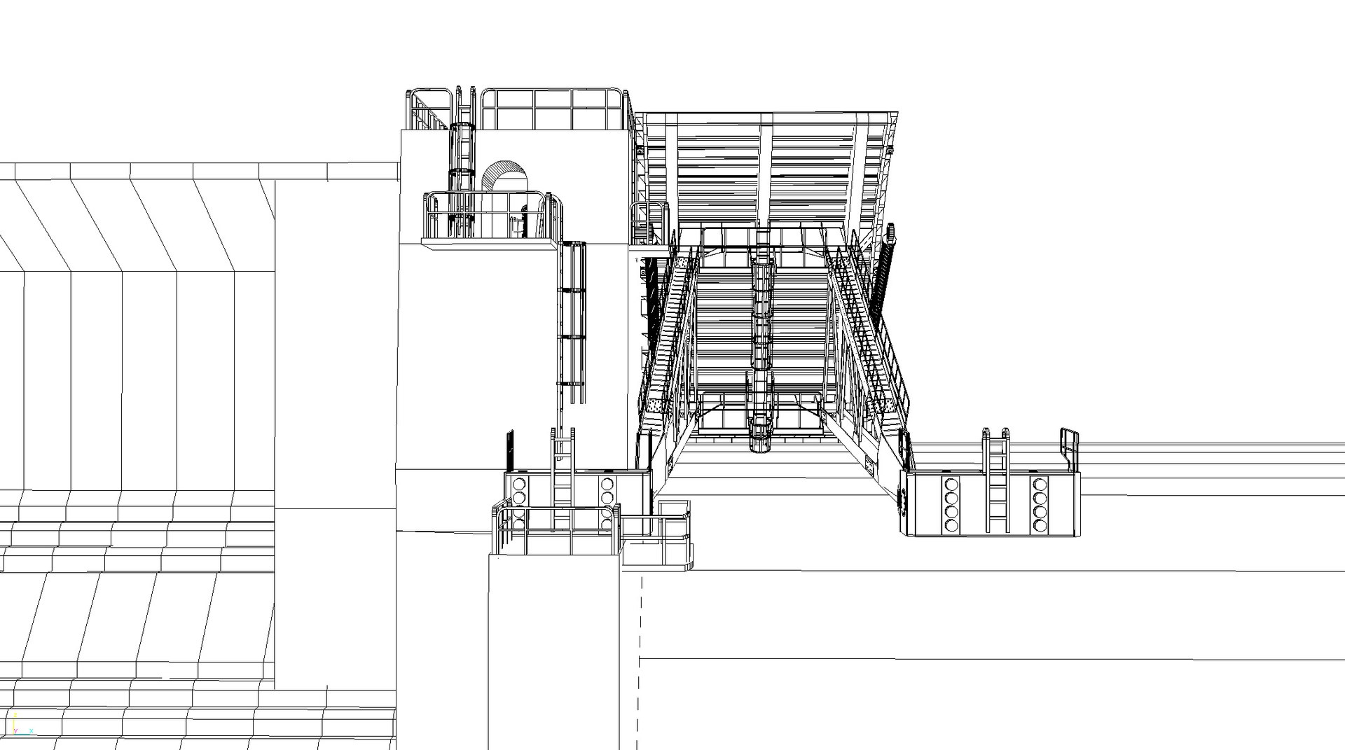 Dam Sluice Gate 3D Model - TurboSquid 1649429