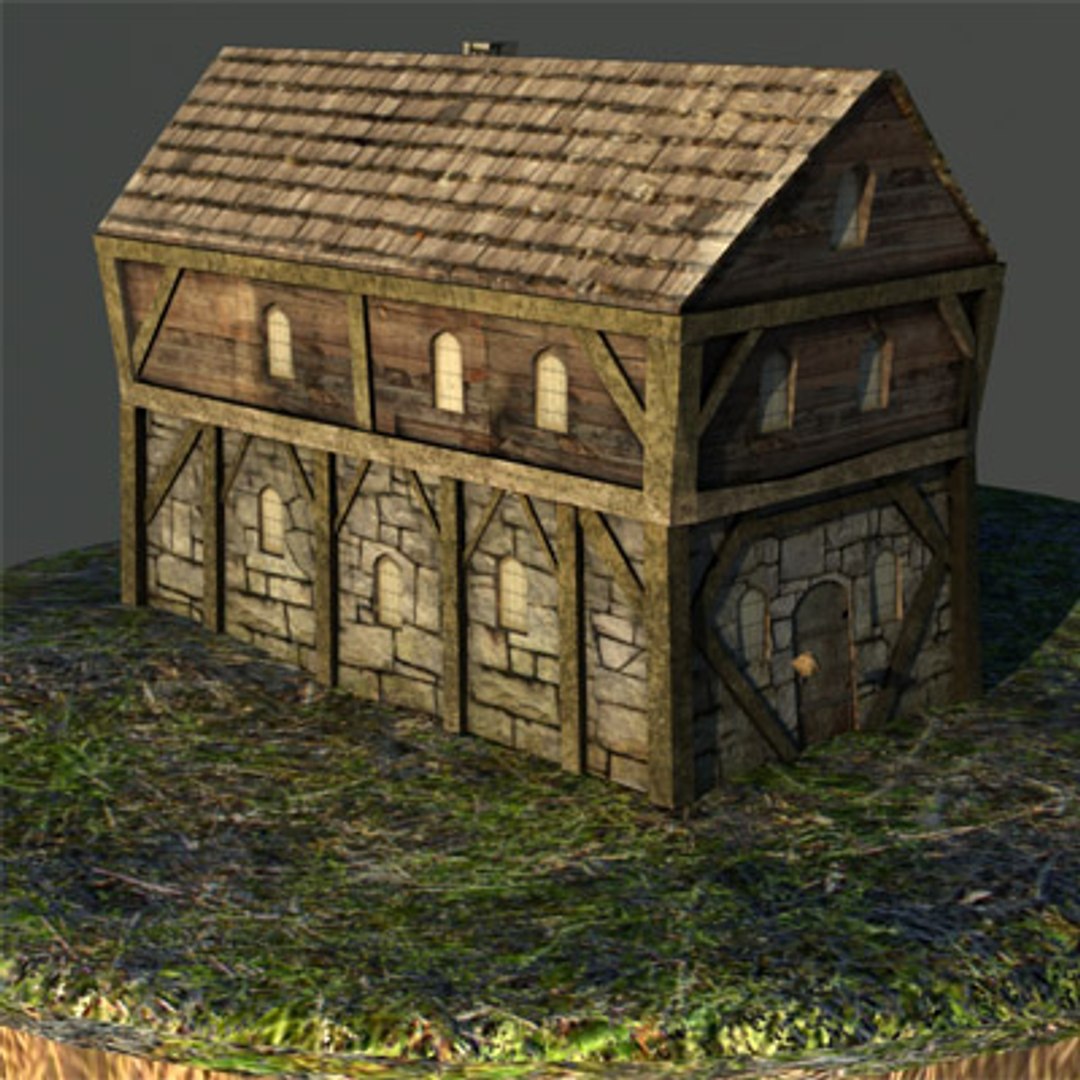 3d Medieval House Model