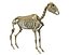Donkey Skeleton Animal 3d Lwo